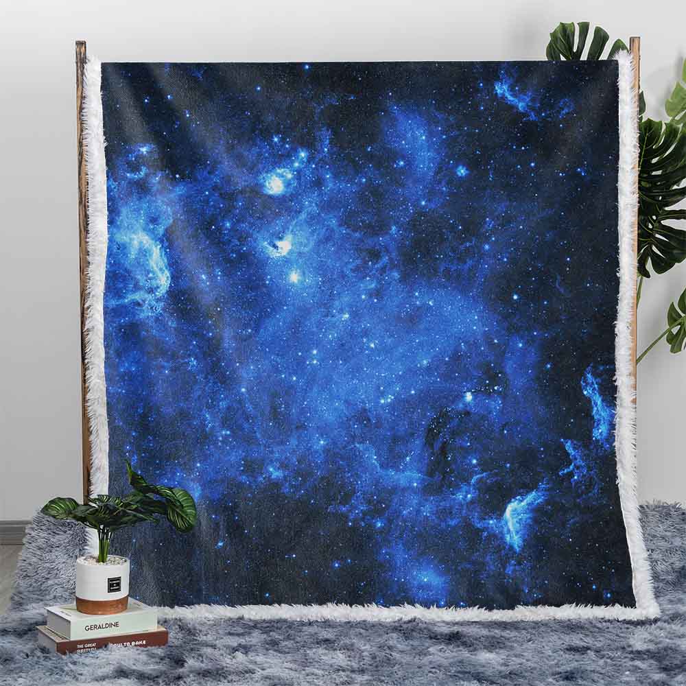 Solar Flare Galaxy Premium Sherpa Blanket Paypal – Little Squiffy