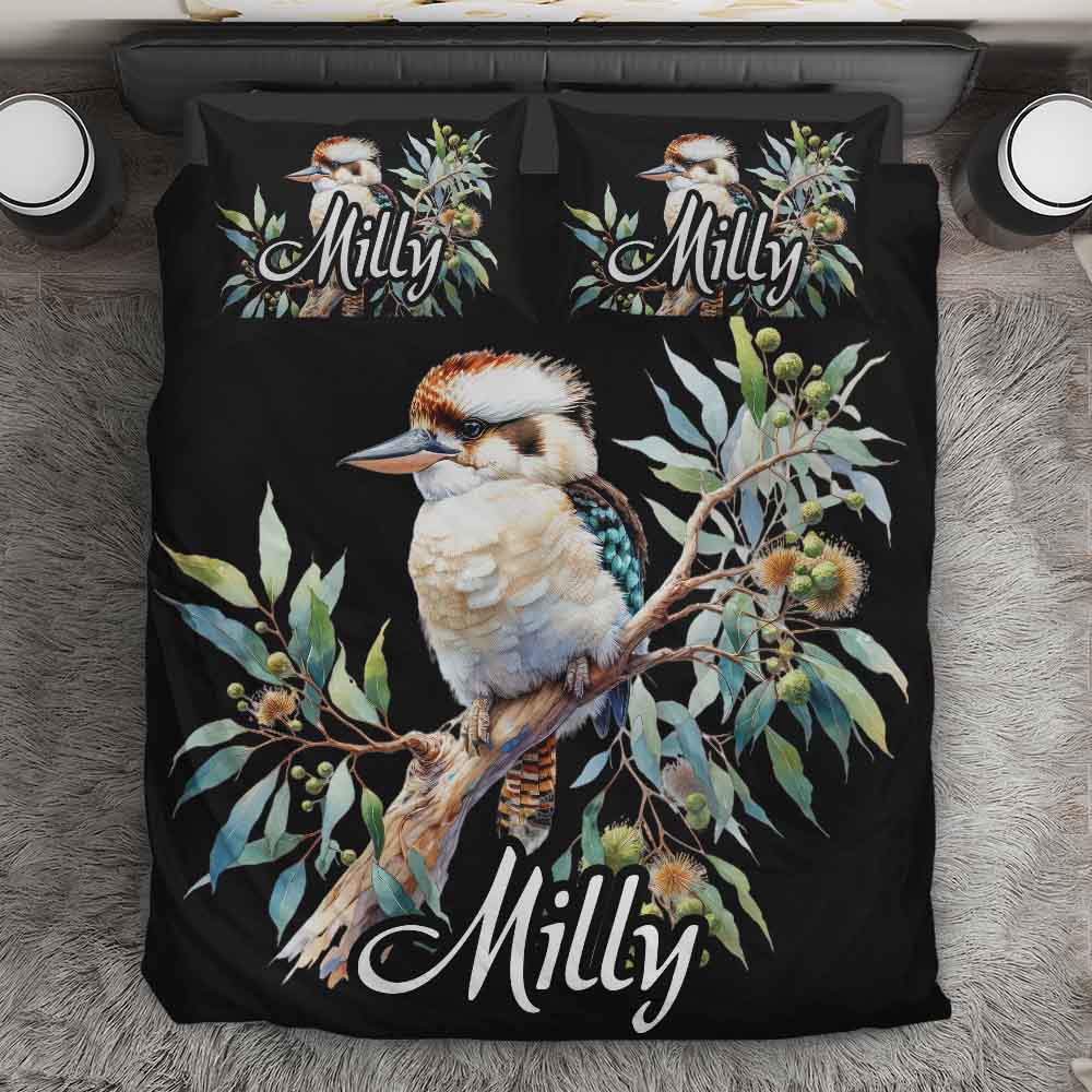 Aussie Dacelo Personalised Doona Cover Set – Little Squiffy