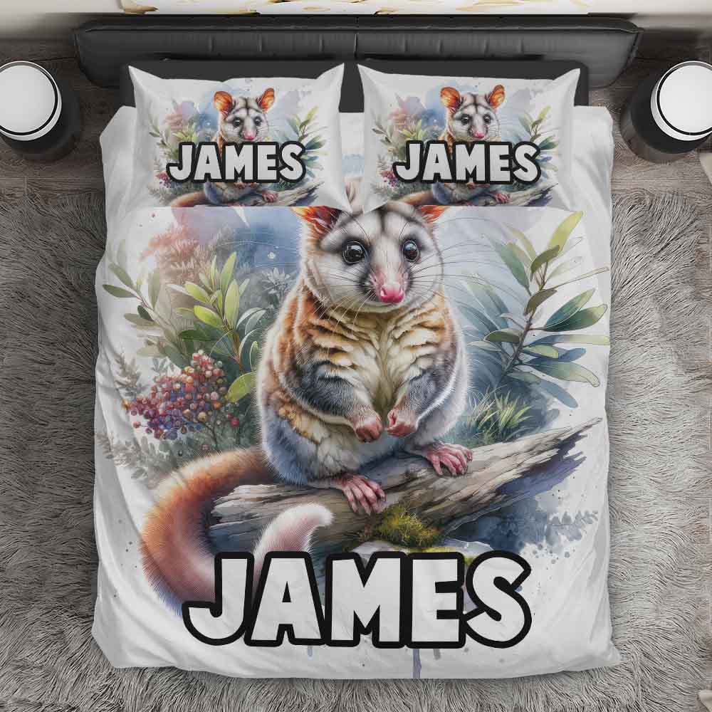 Aussie Possum Personalised Doona Cover Set Australia – Little Squiffy