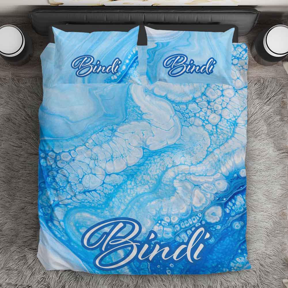 Eagle Bay Marble Personalised Doona Cover Set Australia – Little Squiffy