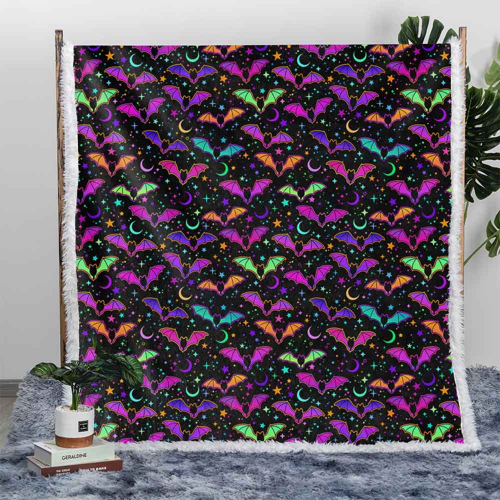 Neon Bats Sherpa Blanket Australia – Little Squiffy