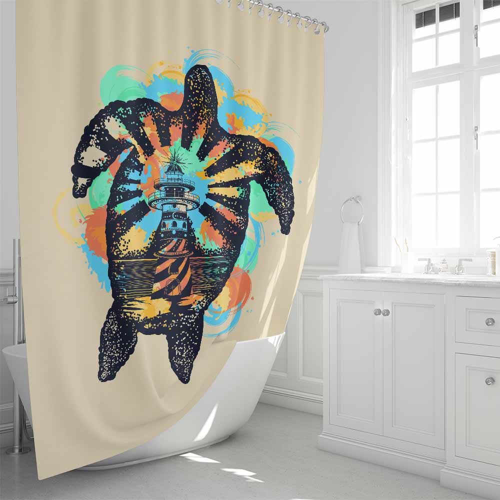 Outback Sea Turtle Shower Curtain – Little Squiffy