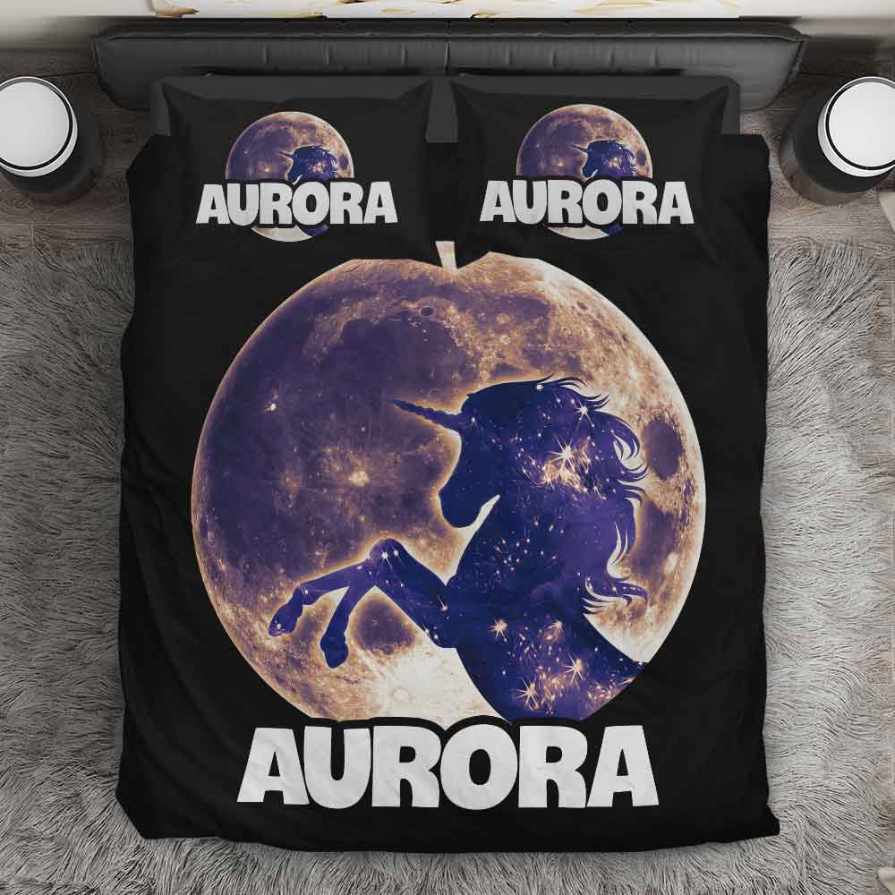 Unicorn Moon Personalised Doona Cover Set Australia – Little Squiffy