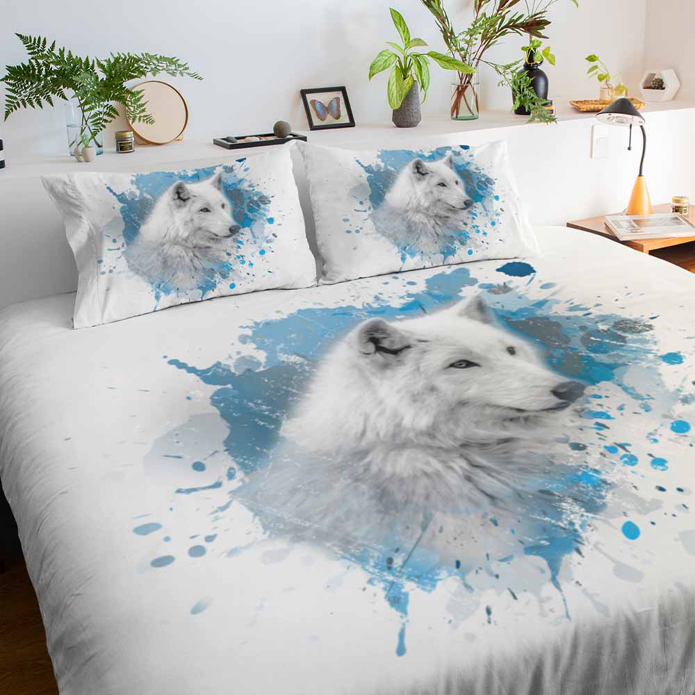 Wolf Quilt Cover Set – Little Squiffy