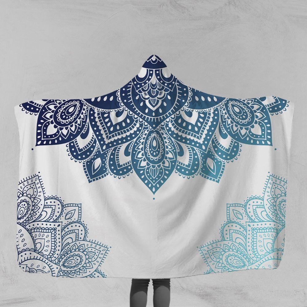 Amalia Mandala Hooded Blanket Australia Blanket With A Hoodie – Little ...