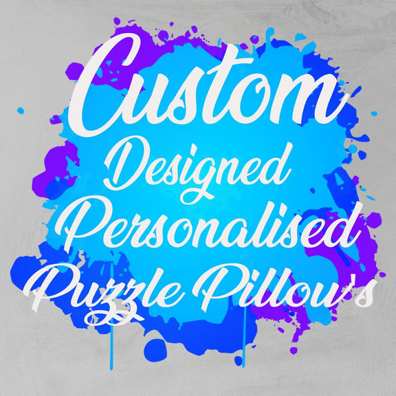 Custom Designed Personalised Puzzle Pillow's Mat Australia With ...