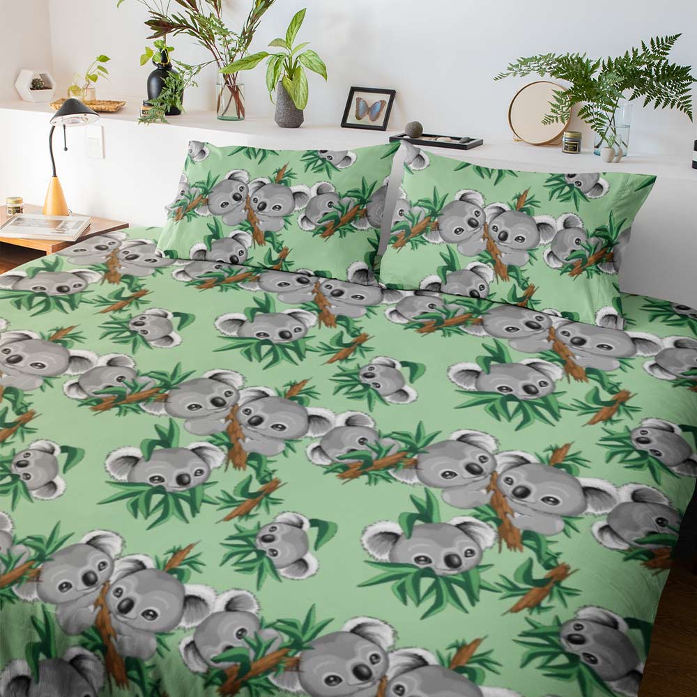 Cute Koalas Quilt Cover Set – Little Squiffy