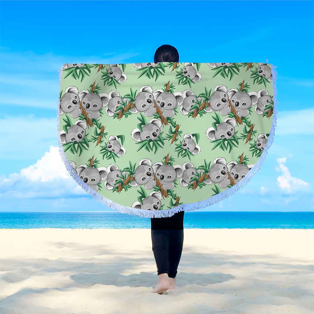 Cute koala Lightweight Beach Towel – Little Squiffy