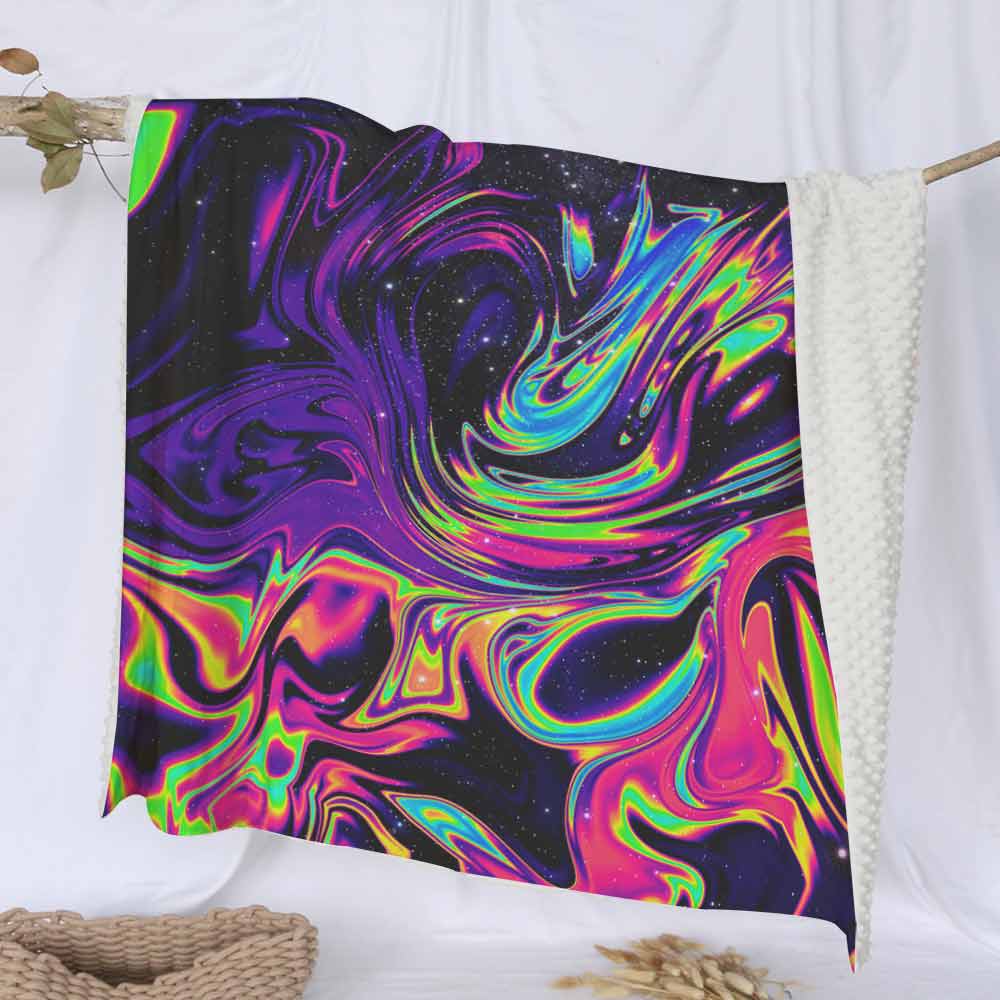 Luminescent Marble Deluxe Minky Blanket — Little Squiffy