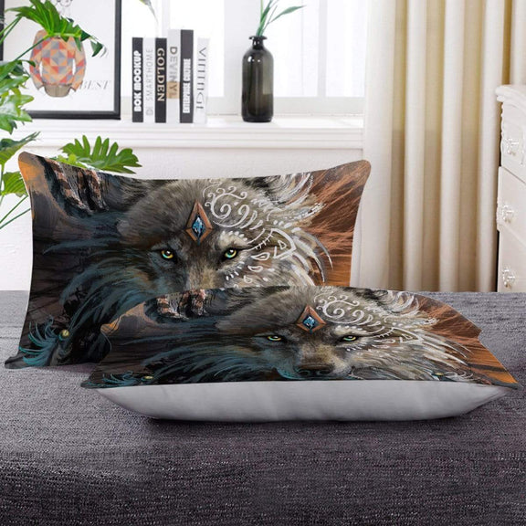 Wolf Warrior Pillow Cases – Little Squiffy